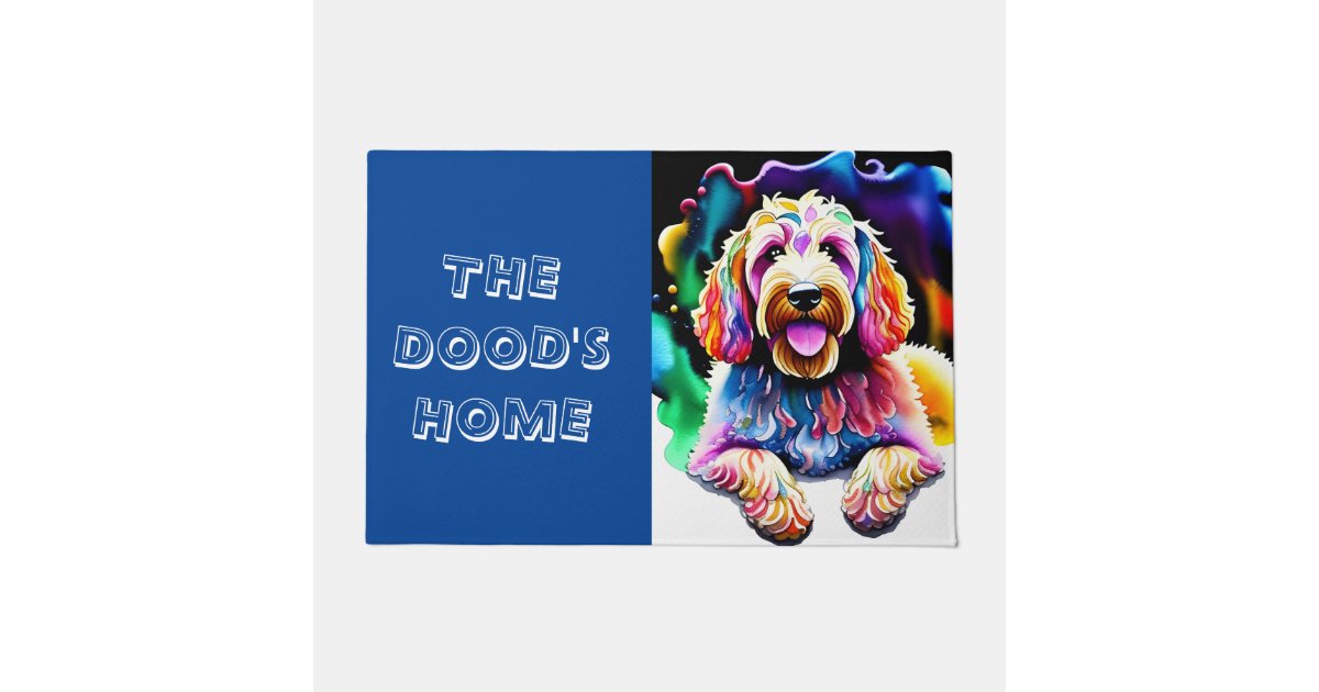 Goldendoodle Doormat Cute Dog | Zazzle