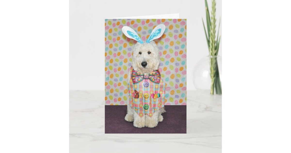Goldendoodle Easter Card | Zazzle