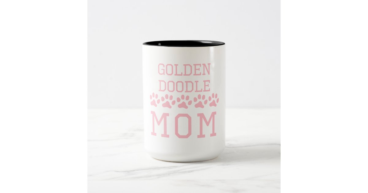 Goldendoodle Mom Two Tone Coffee Mug Zazzle