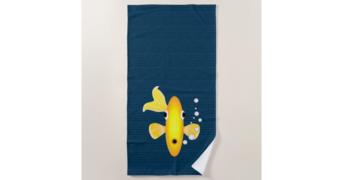 Goldfish Beach Towel | Zazzle