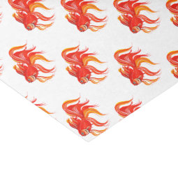 Goldfish design. Bright element. Tissue Paper | Zazzle