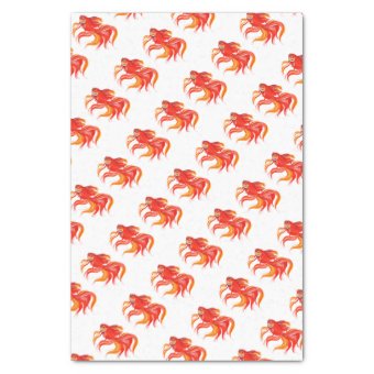 Goldfish design. Bright element. Tissue Paper | Zazzle
