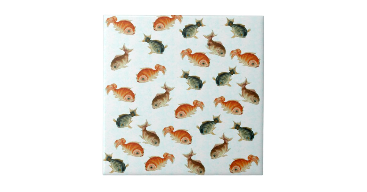 Goldfish Pod Ceramic Tile | Zazzle
