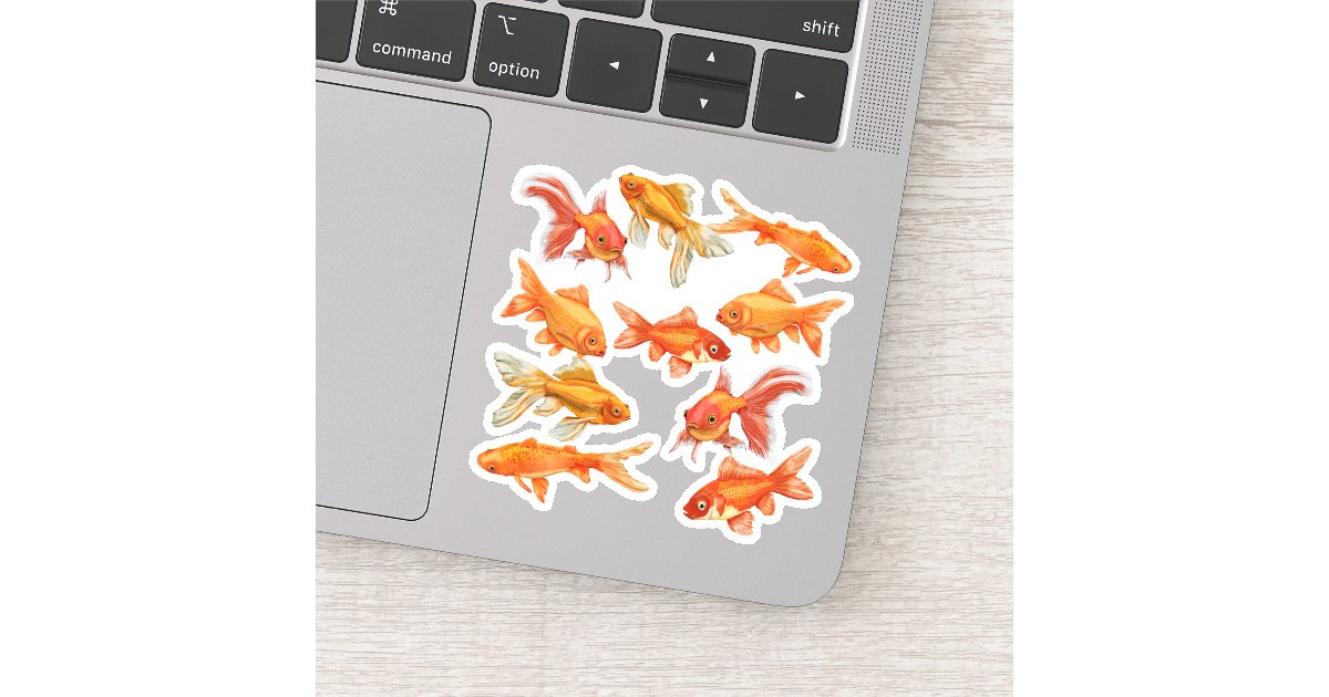 Goldfish Sticker | Zazzle