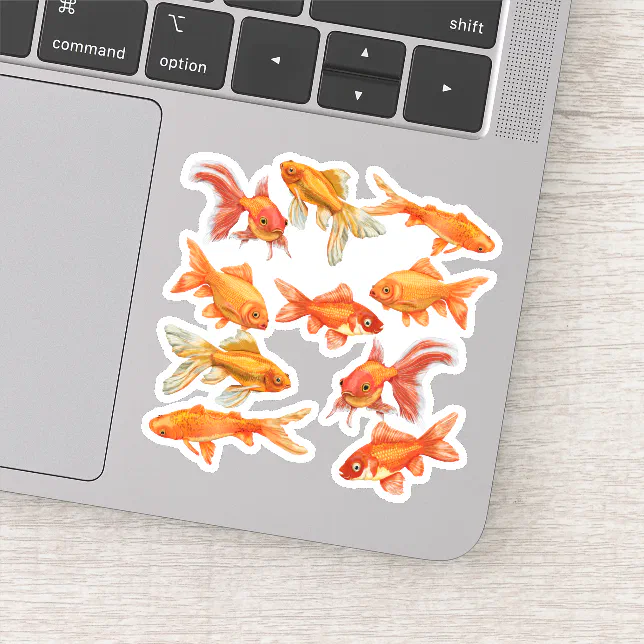 Goldfish Sticker | Zazzle