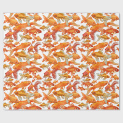 Goldfish Wrapping Paper | Zazzle