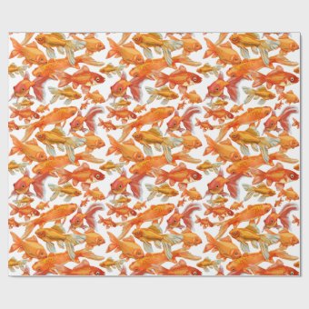 Goldfish Wrapping Paper | Zazzle