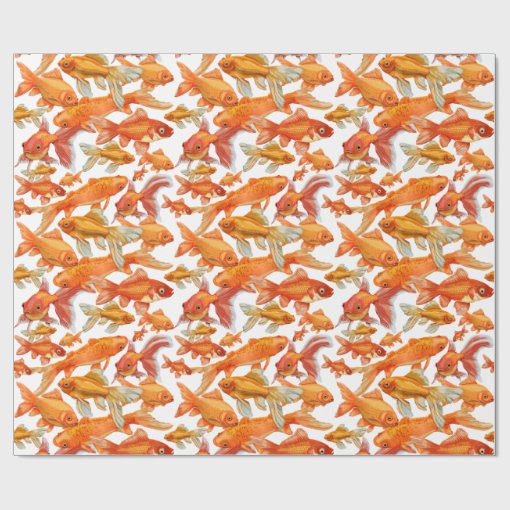 Goldfish Wrapping Paper | Zazzle