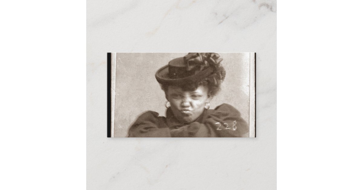 Goldie Williams Mugshot Business Card | Zazzle