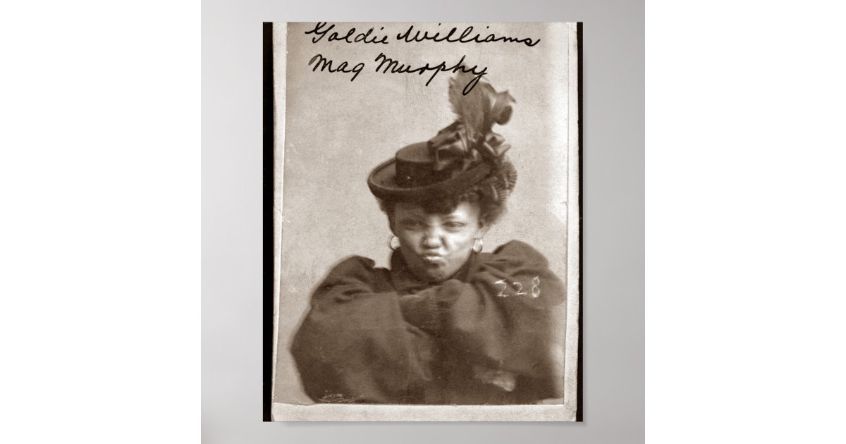 Goldie Williams Mugshot Poster | Zazzle