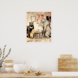 Goldilocks and The Three Bears by Arthur Rackham Poster | Zazzle