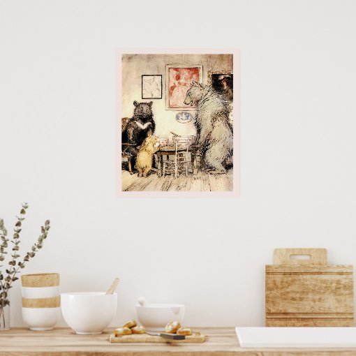 Goldilocks and The Three Bears by Arthur Rackham Poster | Zazzle