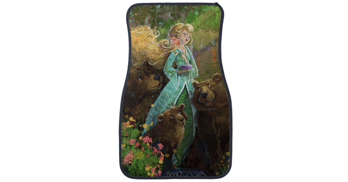 Goldilocks and the Three Bears Car Floor Mat | Zazzle