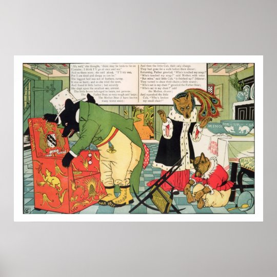 Goldilocks and the Three Bears Poster | Zazzle.com