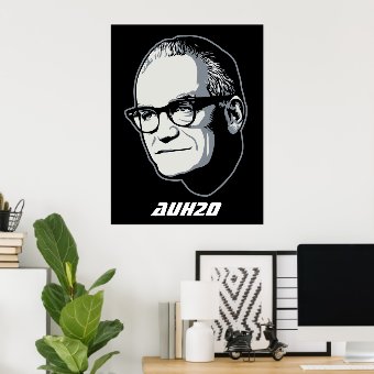 Goldwater AuH2O Customizable Poster | Zazzle