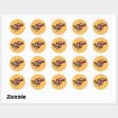 Goldy Gopher Classic Round Sticker | Zazzle