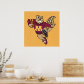 Goldy Gopher Football - Heisman Pose Poster | Zazzle