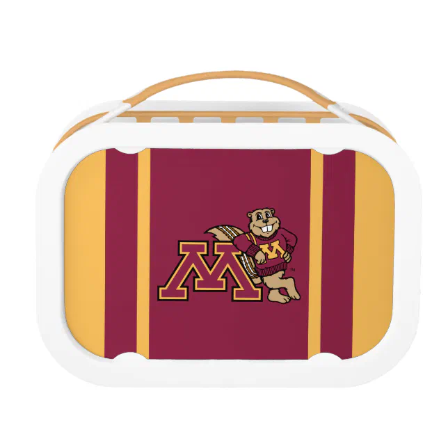 Goldy Gopher & Minnesota M Lunch Box | Zazzle