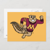 Goldy Gopher Postcard | Zazzle