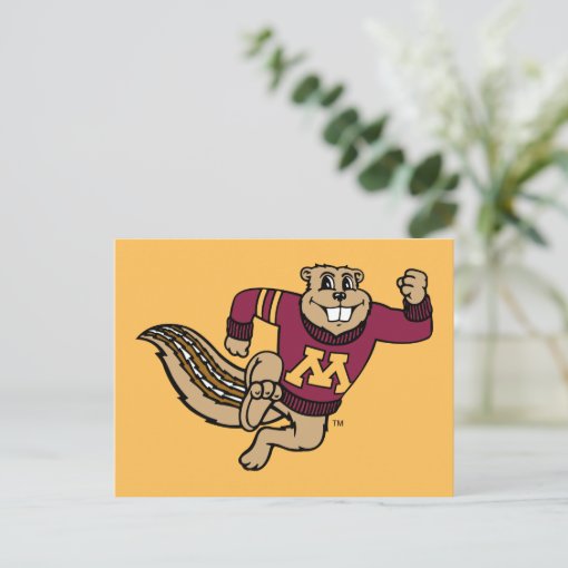 Goldy Gopher Postcard | Zazzle