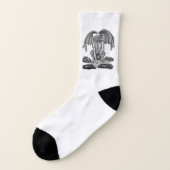 Golem Gargoyle , Black and White design Socks | Zazzle