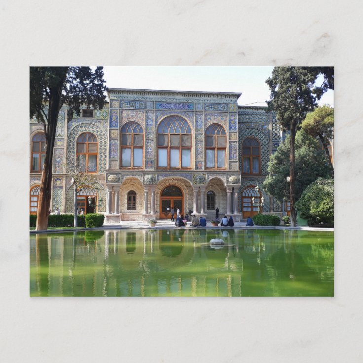 Golestan palace Tehran Iran Postcard | Zazzle