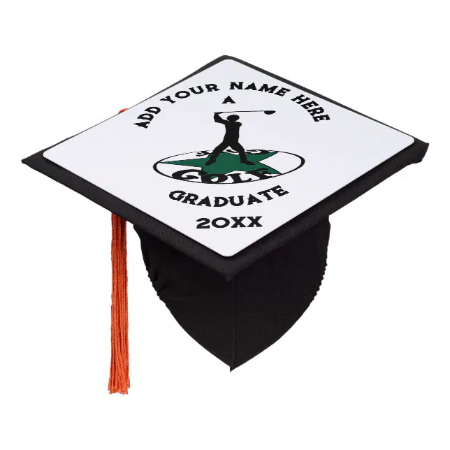 Golf - a wonderful game graduation cap topper | Zazzle