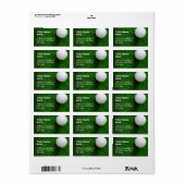 Golf Address Labels | Zazzle