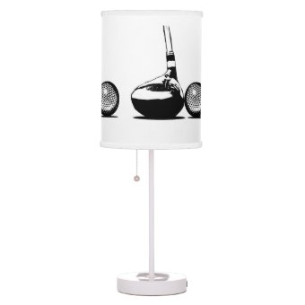 Golf Ball and Club Table Lamp | Zazzle