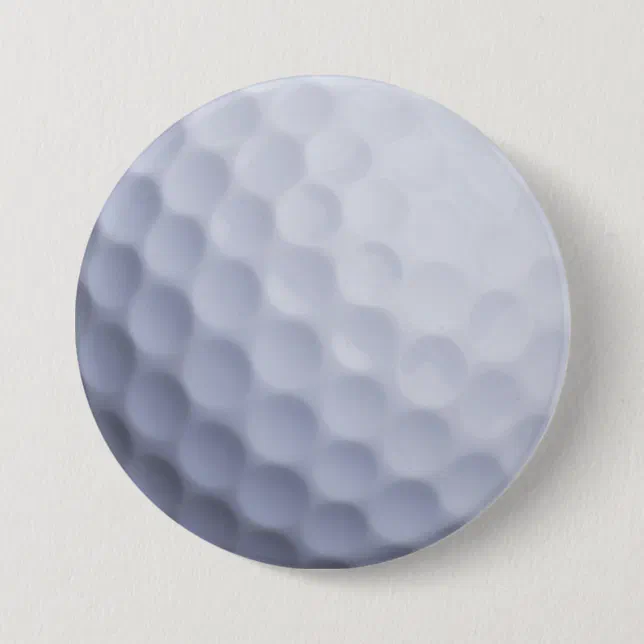 Golf Ball Background Customized Template Button | Zazzle