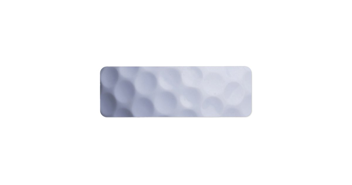 Golf Ball Background Customized Template Label | Zazzle