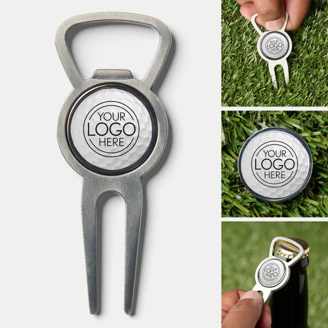 Golf Ball Background with your Logo Divot Tool | Zazzle