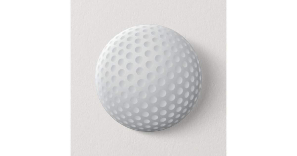 Golf Ball Button | Zazzle