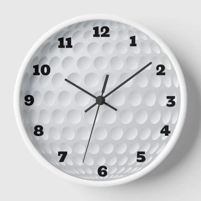 Golf Ball Clock | Zazzle