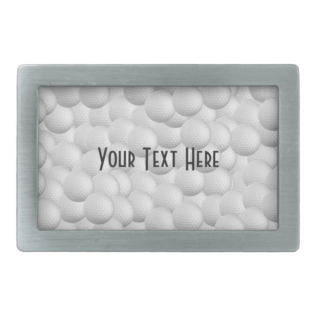 Golf Ball custom belt buckle | Zazzle