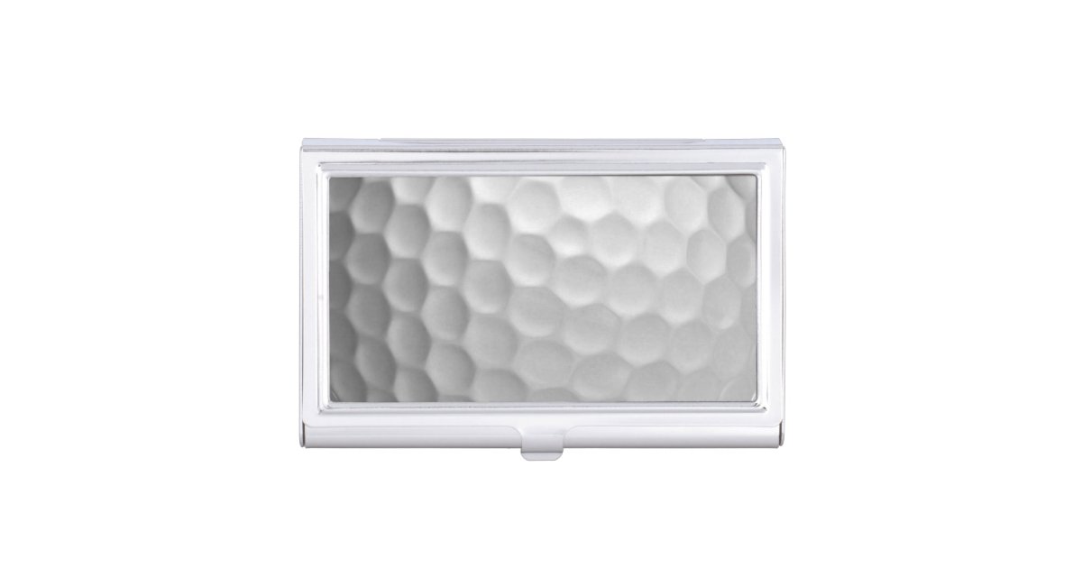 Golf Ball Dimples Business Card Holder | Zazzle