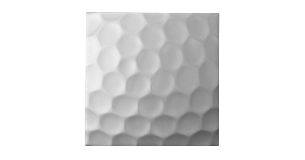 Golf Ball Dimples Ceramic Tile | Zazzle