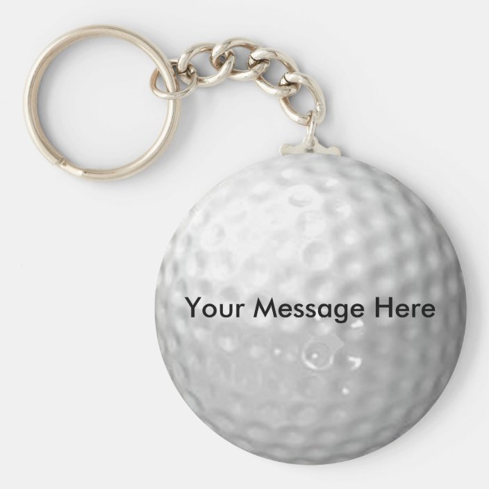 Golf Ball Key Chain | Zazzle.com