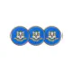 Golf Ball Marker with Flag of Connecticut, USA | Zazzle