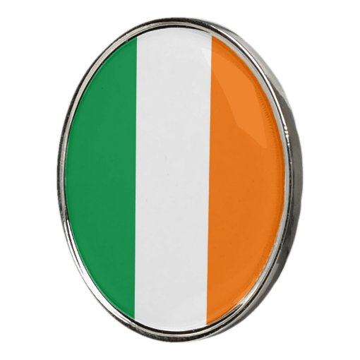 Golf Ball Marker with Flag of Ireland | Zazzle