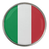 Golf Ball Marker with Flag of Italy | Zazzle