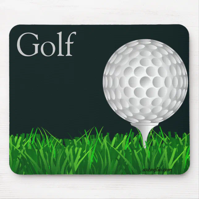 Golf ball mouse pad | Zazzle
