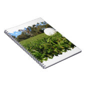 Golf Ball on Course Notebook | Zazzle