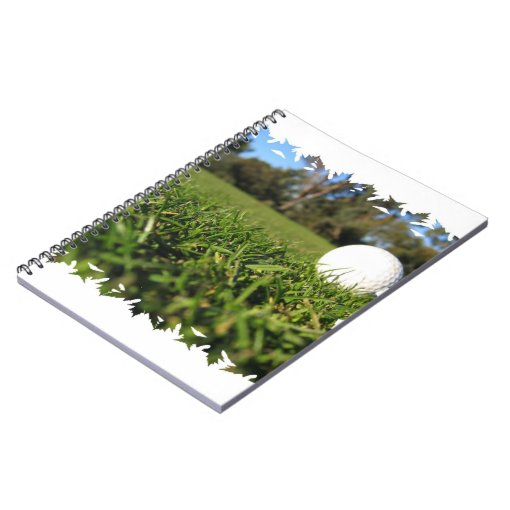 Golf Ball on Course Notebook | Zazzle