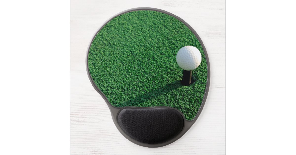 Golf Ball on Tee Gel Mouse Pad | Zazzle