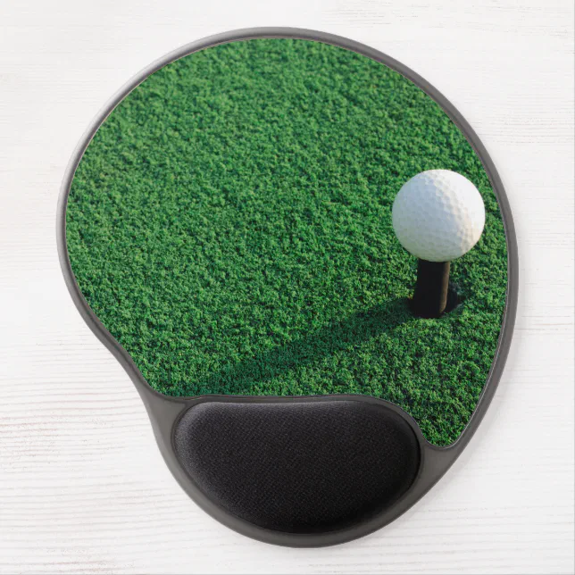 Golf Ball on Tee Gel Mouse Pad | Zazzle