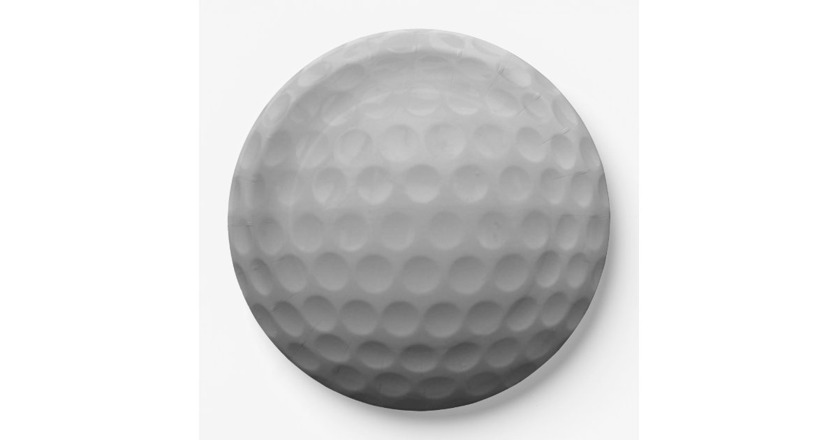 Golf Ball Paper Plates | Zazzle