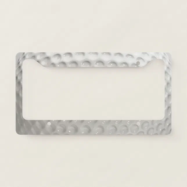 Golf Ball Sport License Plate Frame | Zazzle