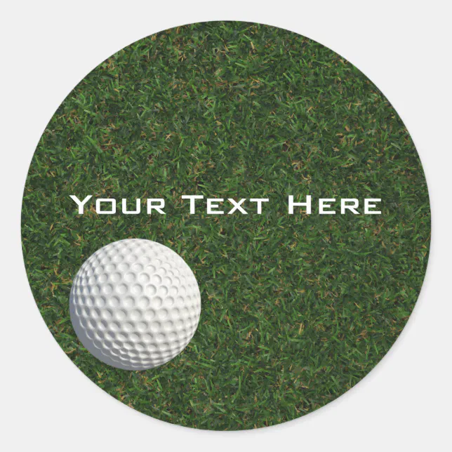 Golf Ball Sticker | Zazzle