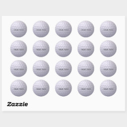 Golf Ball Sticker | Zazzle